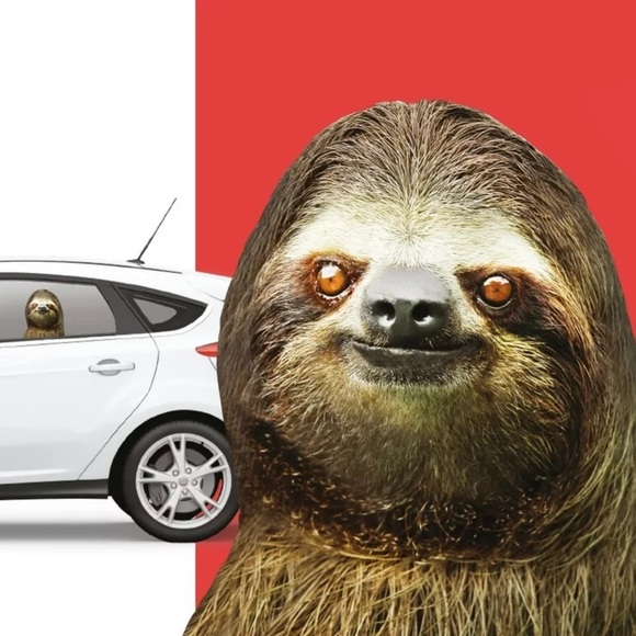 Other | Sloth Car Window Cling Funny Car Sticker Window Decal For ...